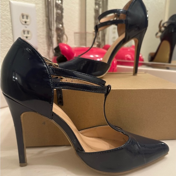 Shoes | Elegant Navy Stiletto Heels | Poshmark